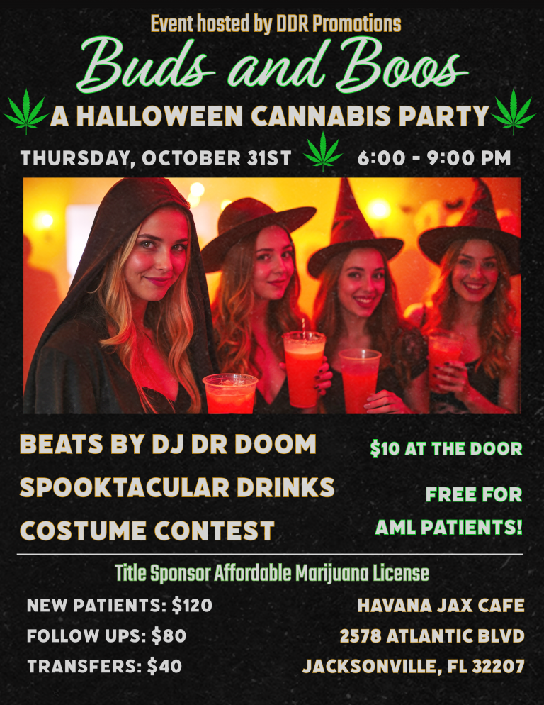 Buds and Boos 2024: A Halloween Cannabis Party - Affordable Marijuana ...